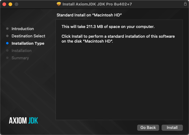 Руководство по установке Axiom JDK 8u402+7
